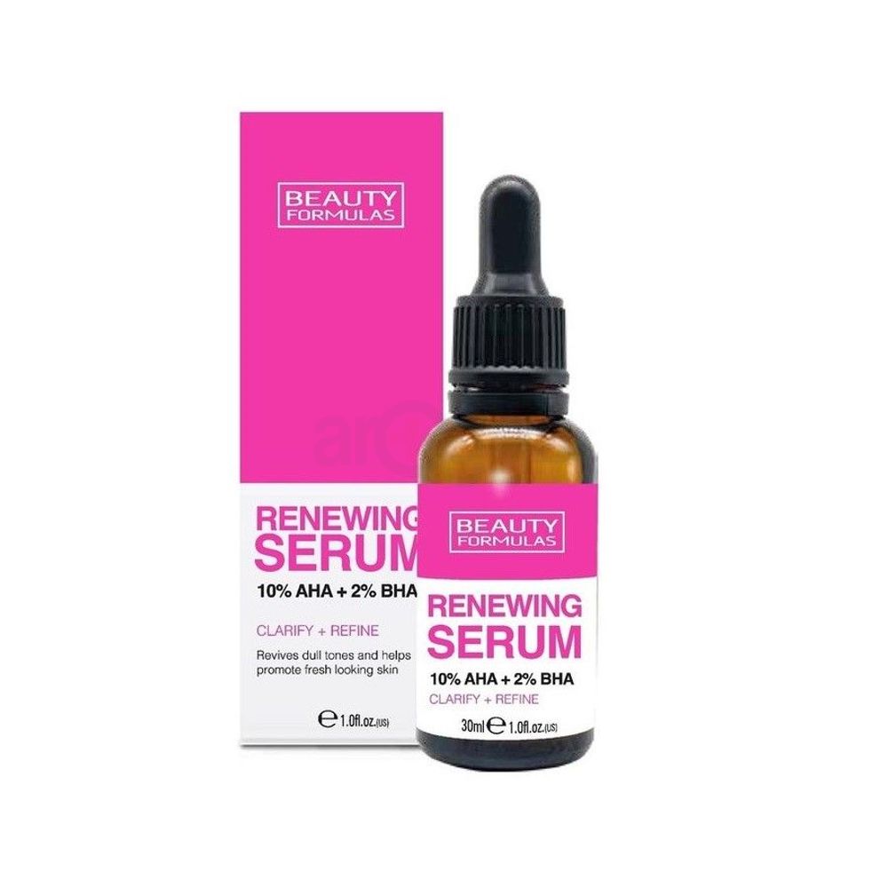 Beauty Formulas Renewing 10% AHA + 2% BHA Clarify + Refine Serum ...
