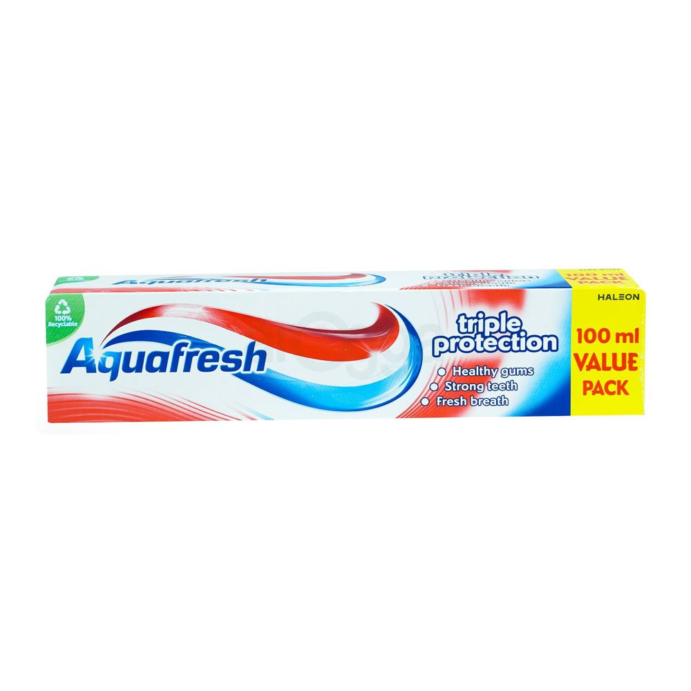 Aquafresh Triple Protection 3 in 1 Toothpaste 100ml - Arogga Beauty Store