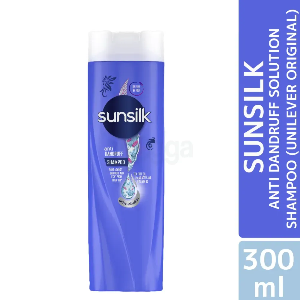 Sunsilk Anti-Dandruff Solution Shampoo 300ml (Unilever Original ...