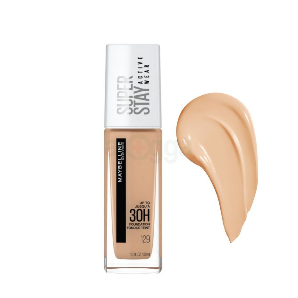Maybelline Super Stay Active Wear 30H Full Coverage Foundation - 129 ...