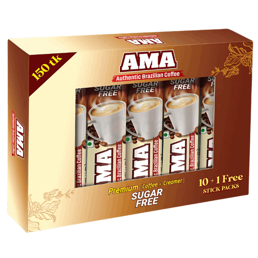 AMA Sugar Free Coffee 150gm Box - Arogga Ltd