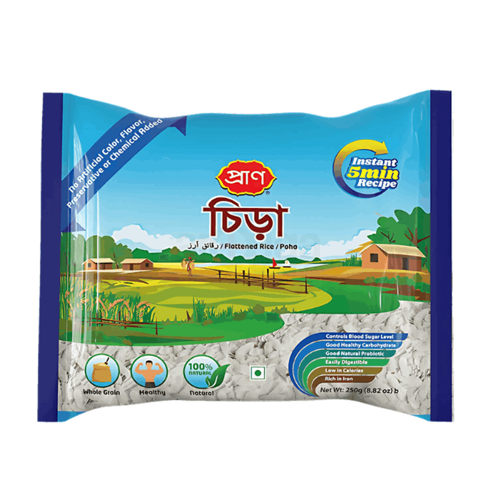 PRAN Flattened Rice (Chira) 500gm - Arogga Ltd