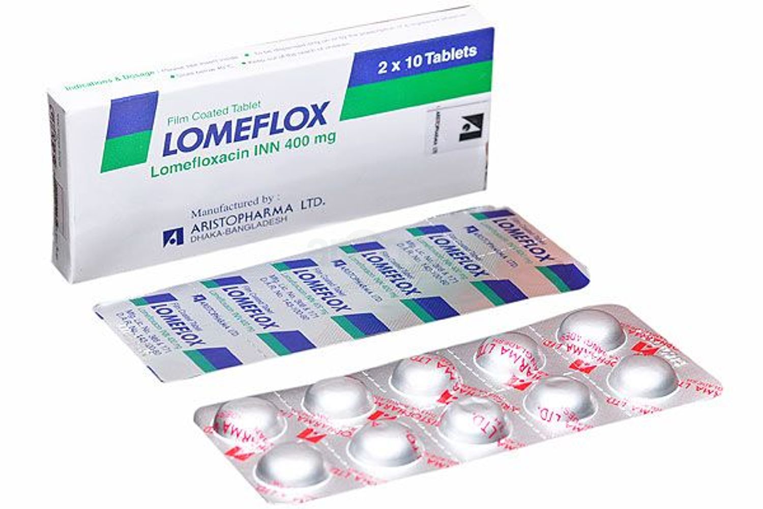 Lomeflox 400mg Tablet - Arogga Online Pharmacy