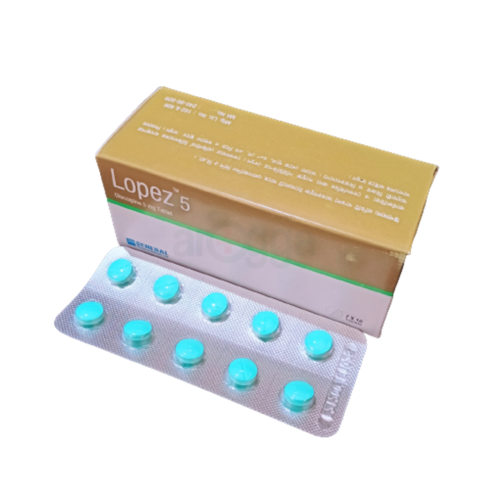 Lopez 5mg Tablet - Arogga Online Pharmacy
