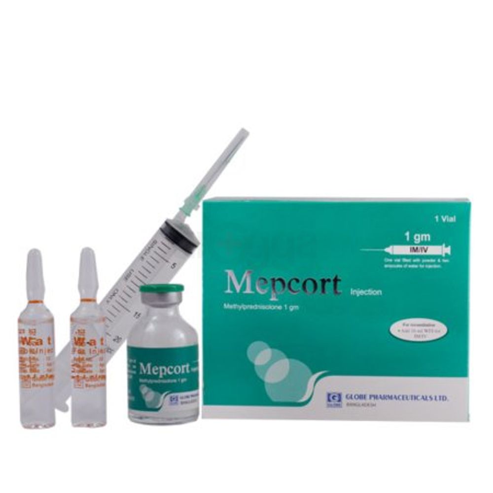 Mepcort 1gm/vial Injection - Arogga Online Pharmacy