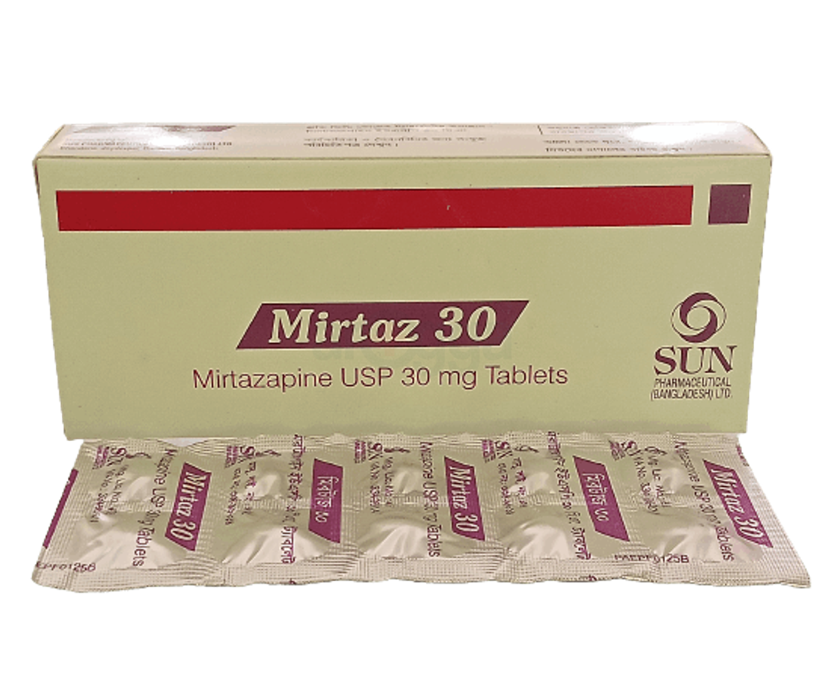 Mirtaz 30mg Tablet - Arogga Online Pharmacy