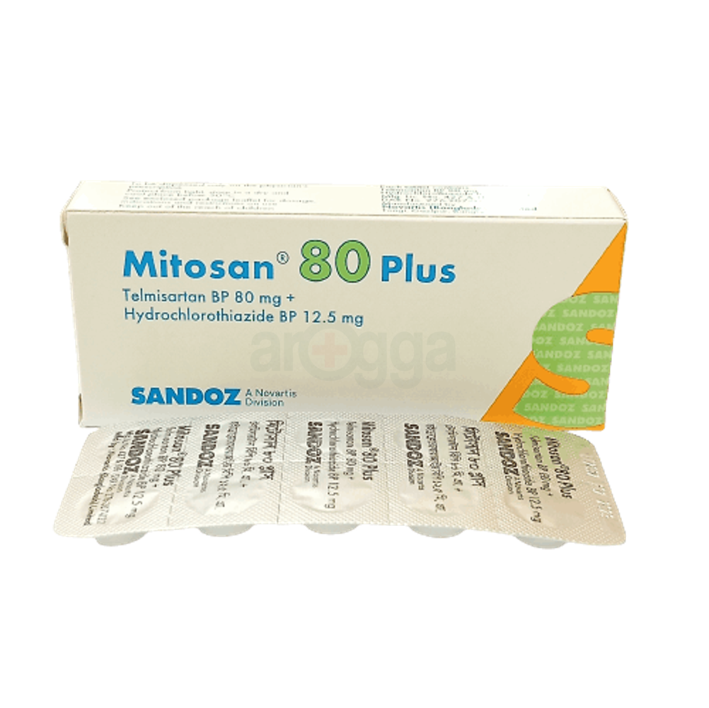 Mitosan Plus 80 12.5mg+80mg Tablet - Arogga Online Pharmacy