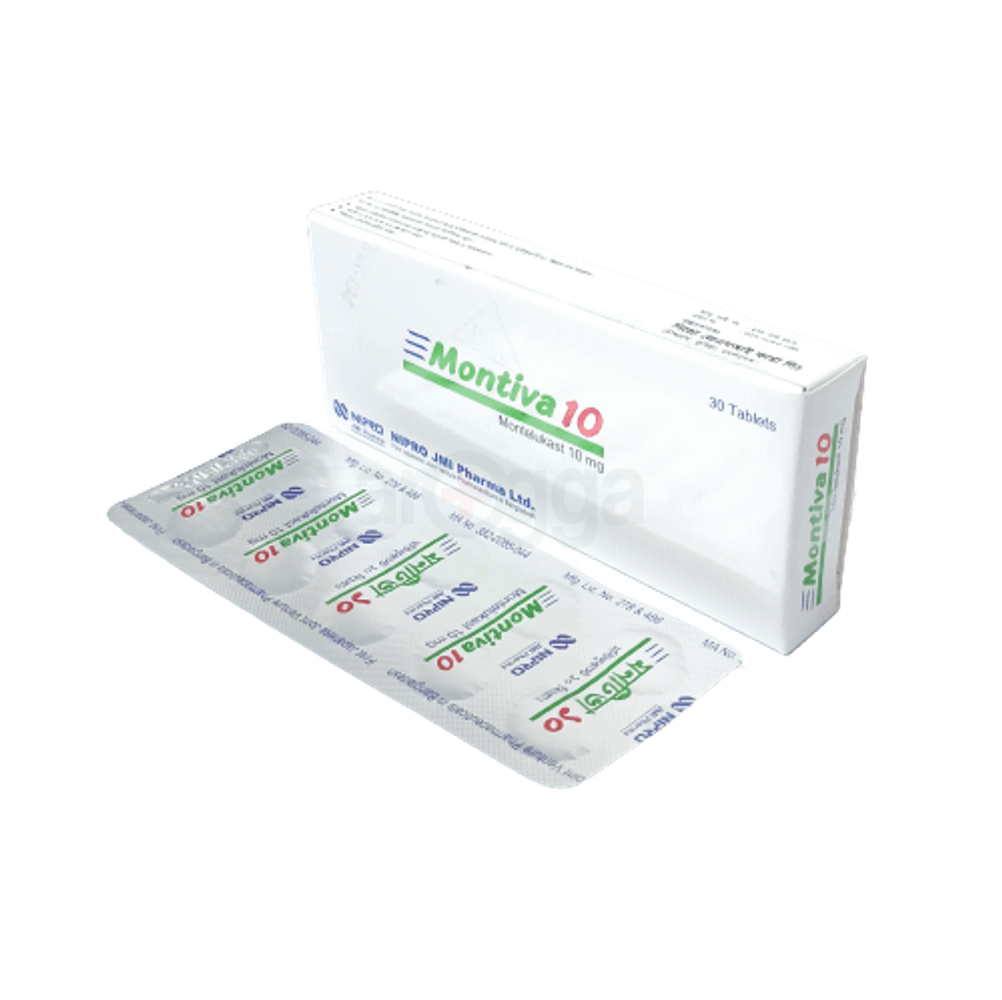 Montiva 10mg Tablet - Arogga Online Pharmacy