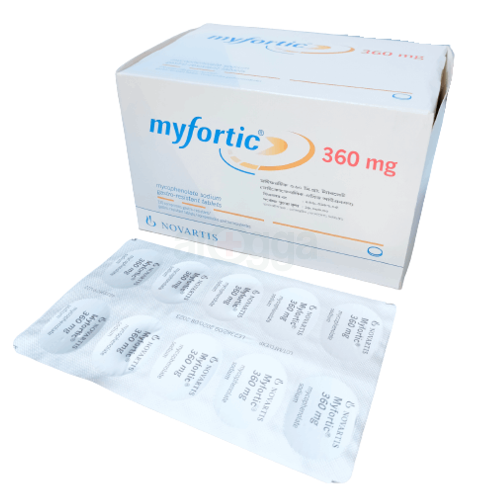 Myfortic 360mg Tablet - Arogga Online Pharmacy
