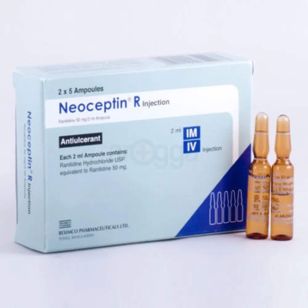 Neoceptin R 50mg/2ml Injection - Arogga Online Pharmacy