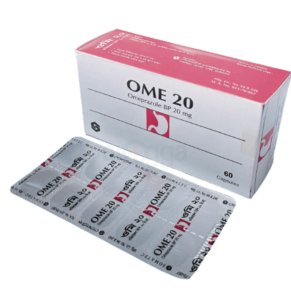 Ome 20mg Capsule - Arogga Online Pharmacy