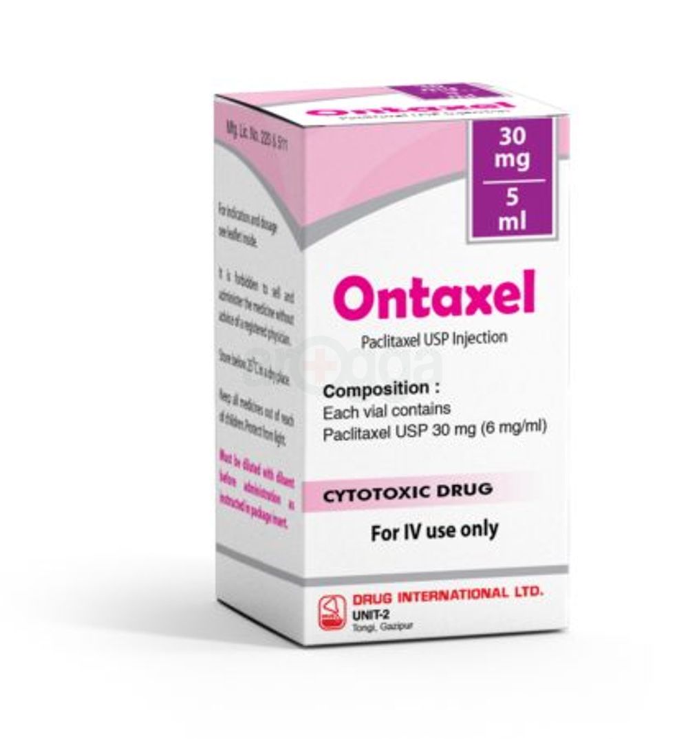 Ontaxel IV 30mg/vial Injection - Arogga Online Pharmacy