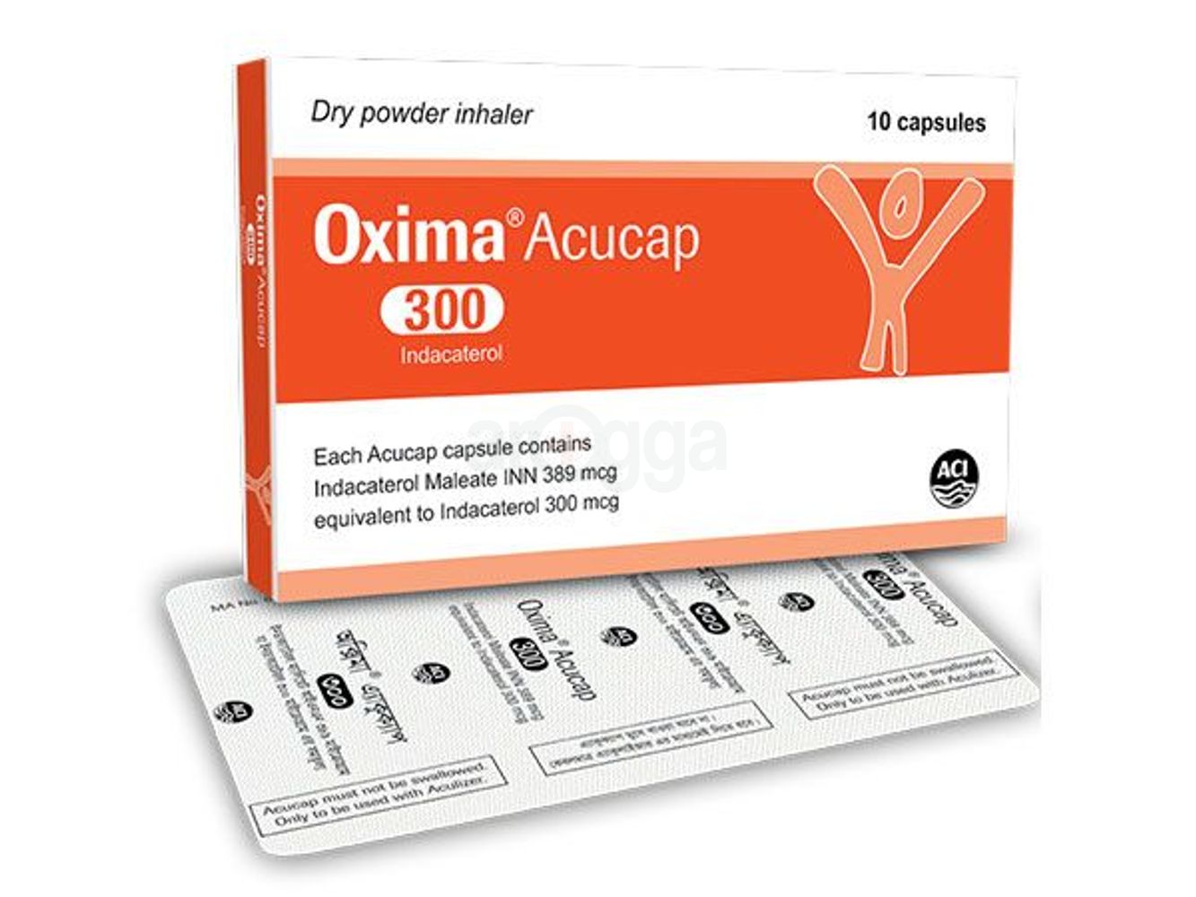 Oxima 300 Acucap 300mcg Inhalation Capsule - Arogga Online Pharmacy