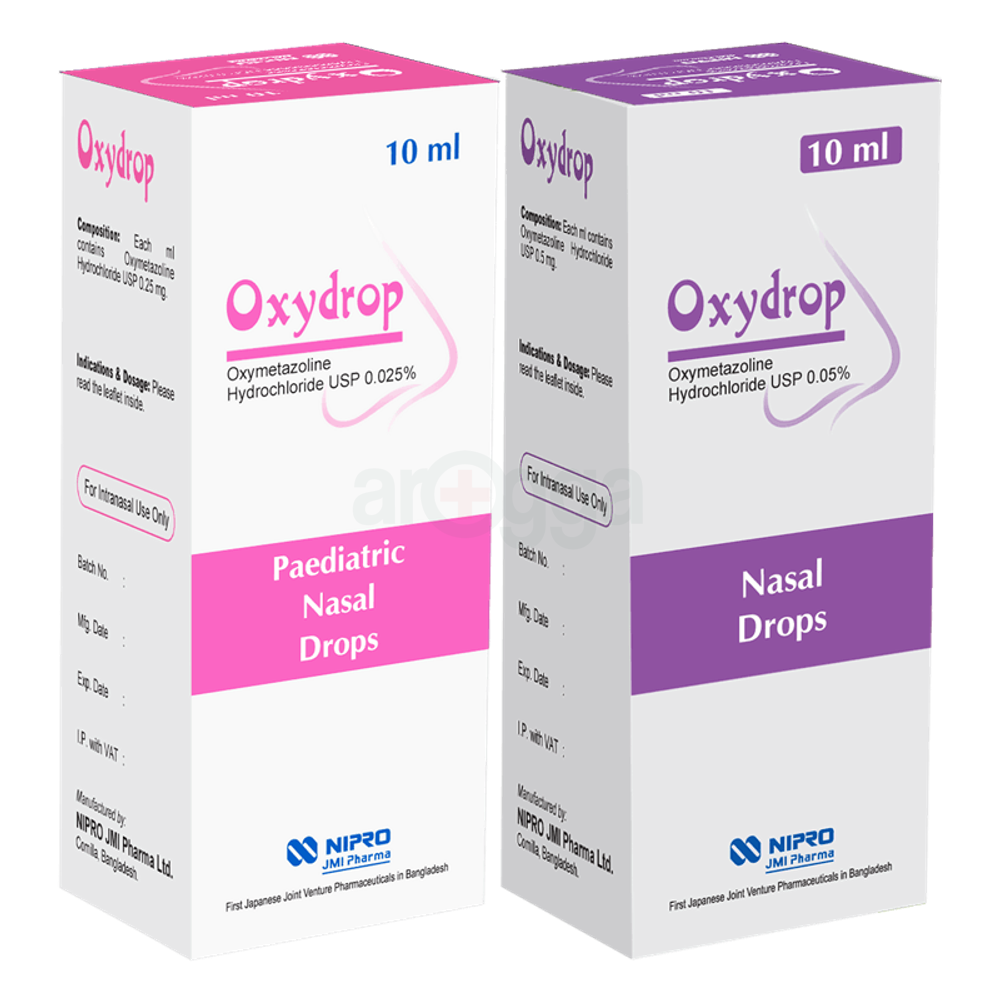 Oxydrop 0.05% Nasal Drop - Arogga Online Pharmacy