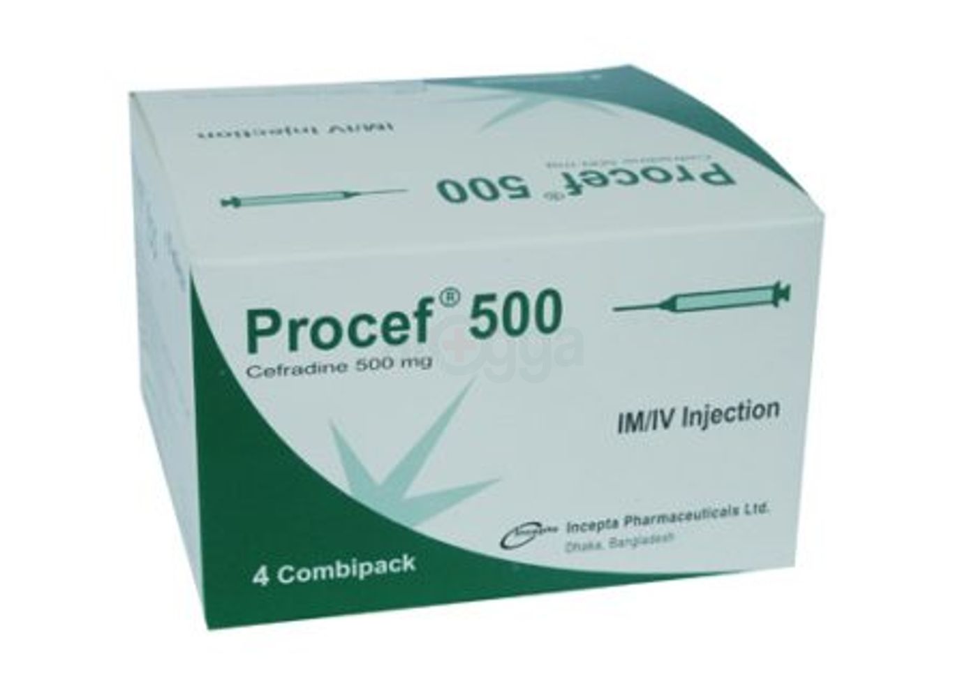 Procef IV/IM 500mg/vial Injection - Arogga Online Pharmacy