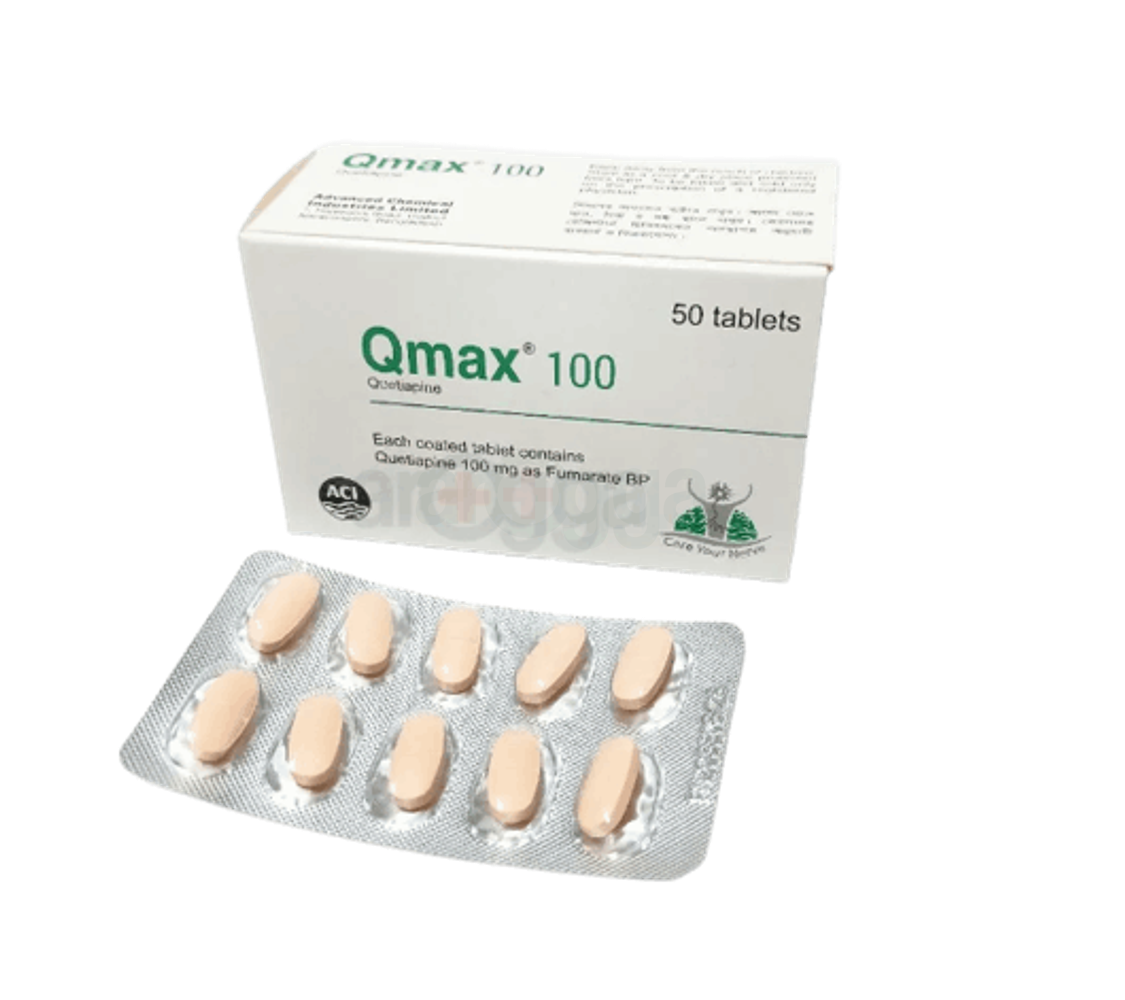 Qmax 100mg Tablet - Arogga Online Pharmacy