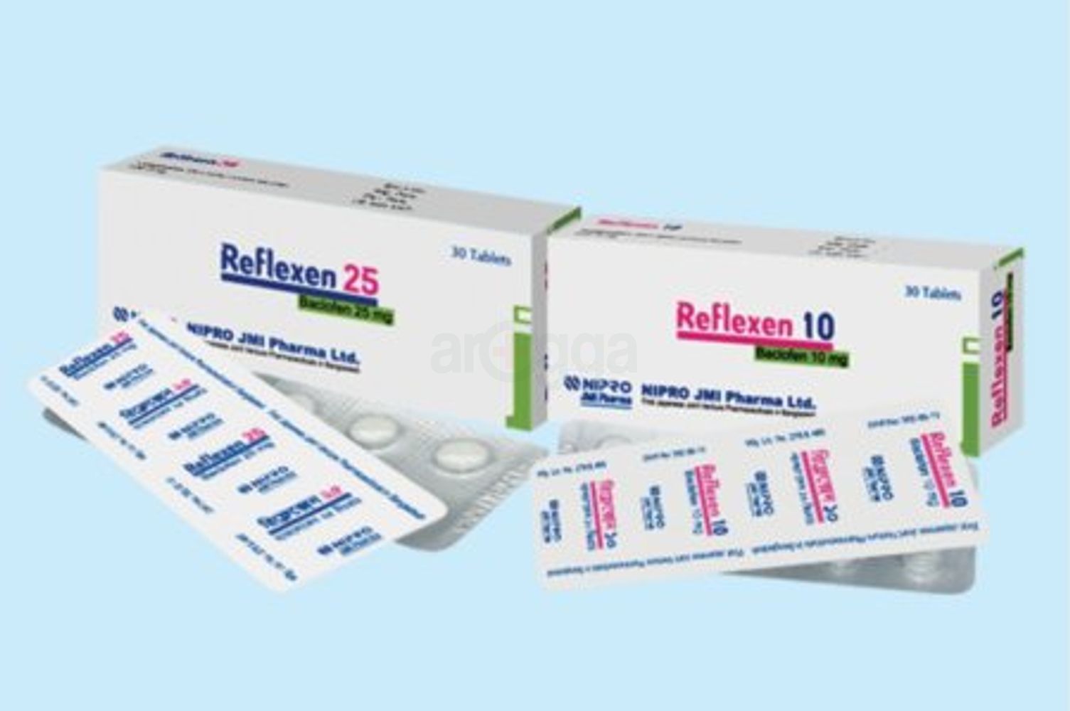 Reflexen 25mg Tablet - Arogga Online Pharmacy