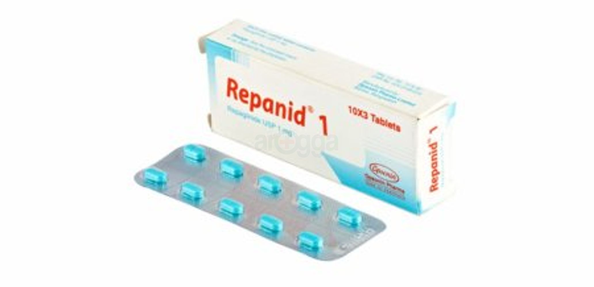 Repanid 1mg Tablet - Arogga Online Pharmacy