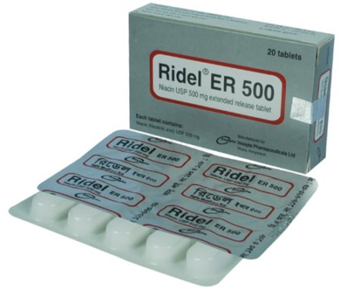 Ridel ER 500mg Tablet - Arogga Online Pharmacy
