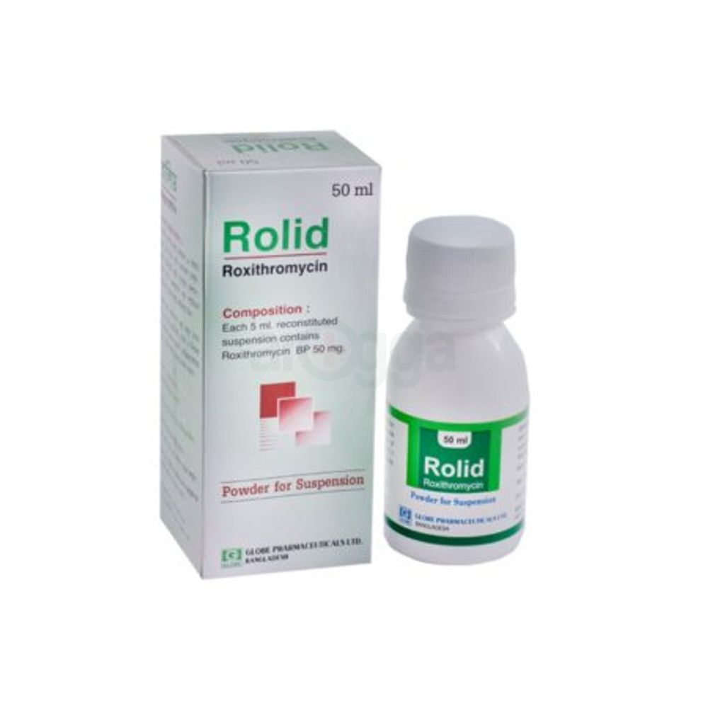 Rolid 50mg/5ml Powder for Suspension - Arogga Online Pharmacy