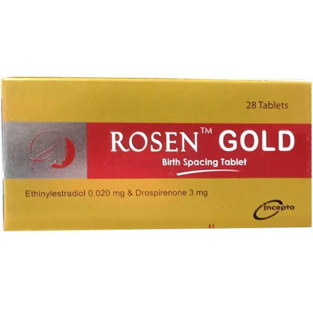 Rosen Gold 3mg+20mcg Tablet - Arogga Online Pharmacy