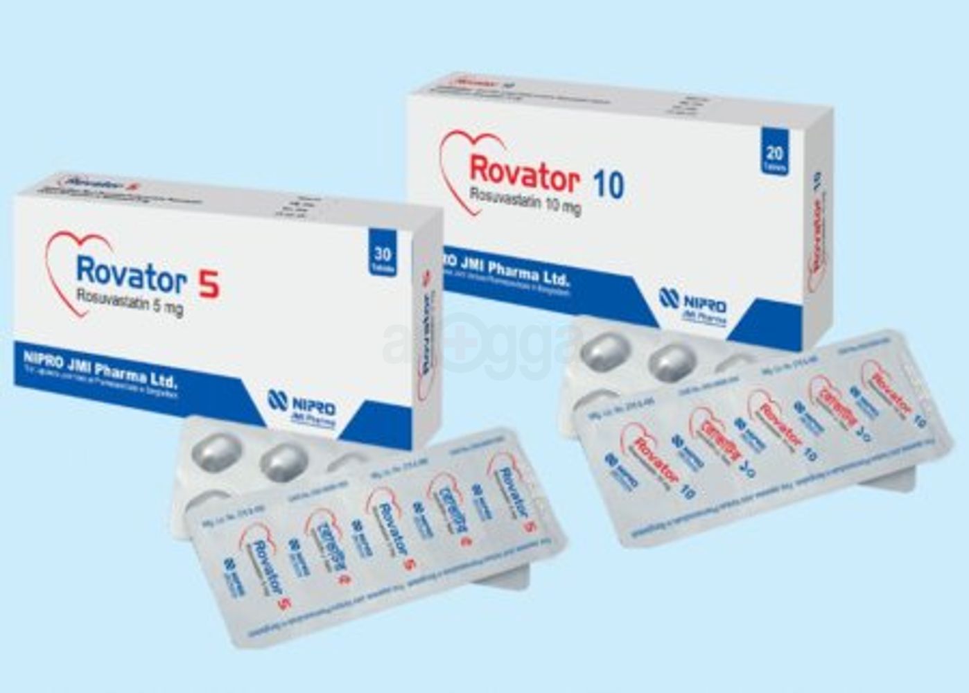 Rovator 10mg Tablet - Arogga Online Pharmacy