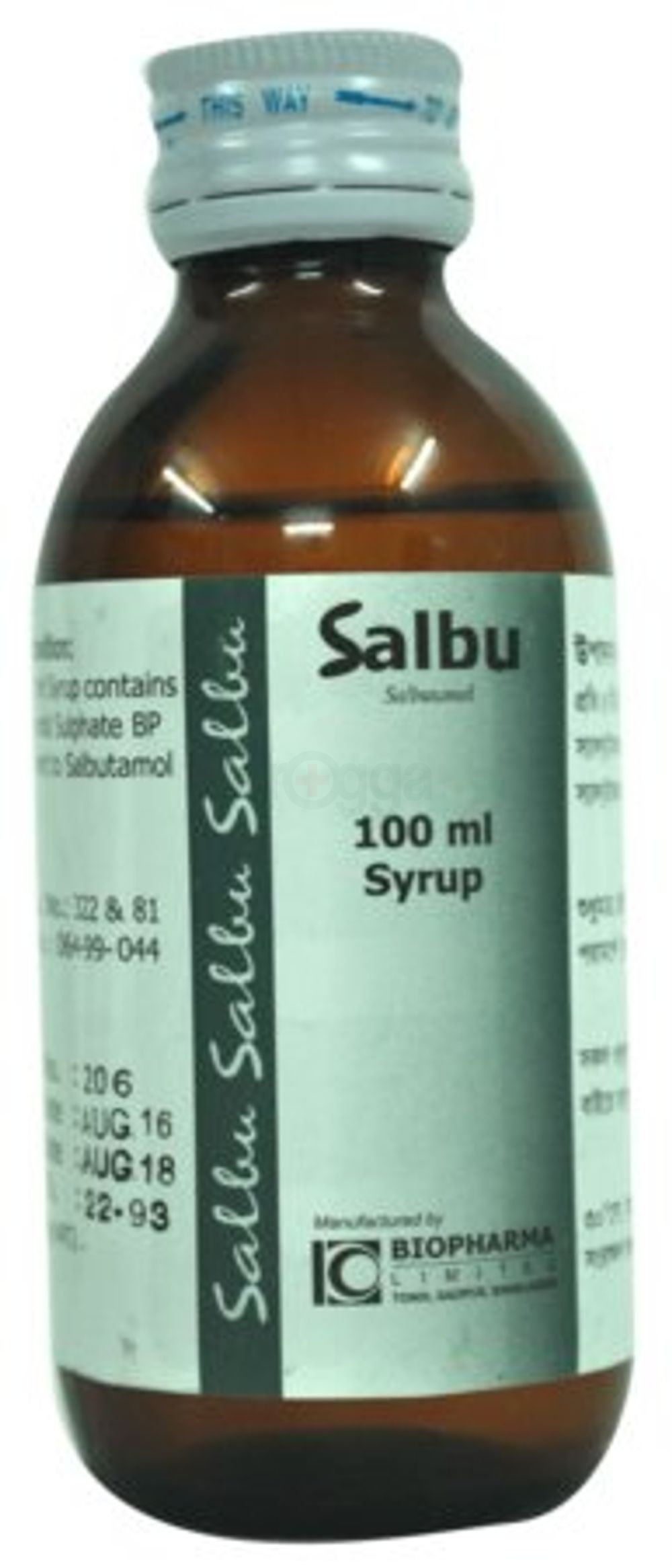 Salbu 2mg/5ml Syrup - Arogga Online Pharmacy