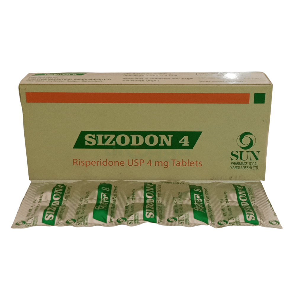 Sizodon 4mg Tablet - Arogga Online Pharmacy
