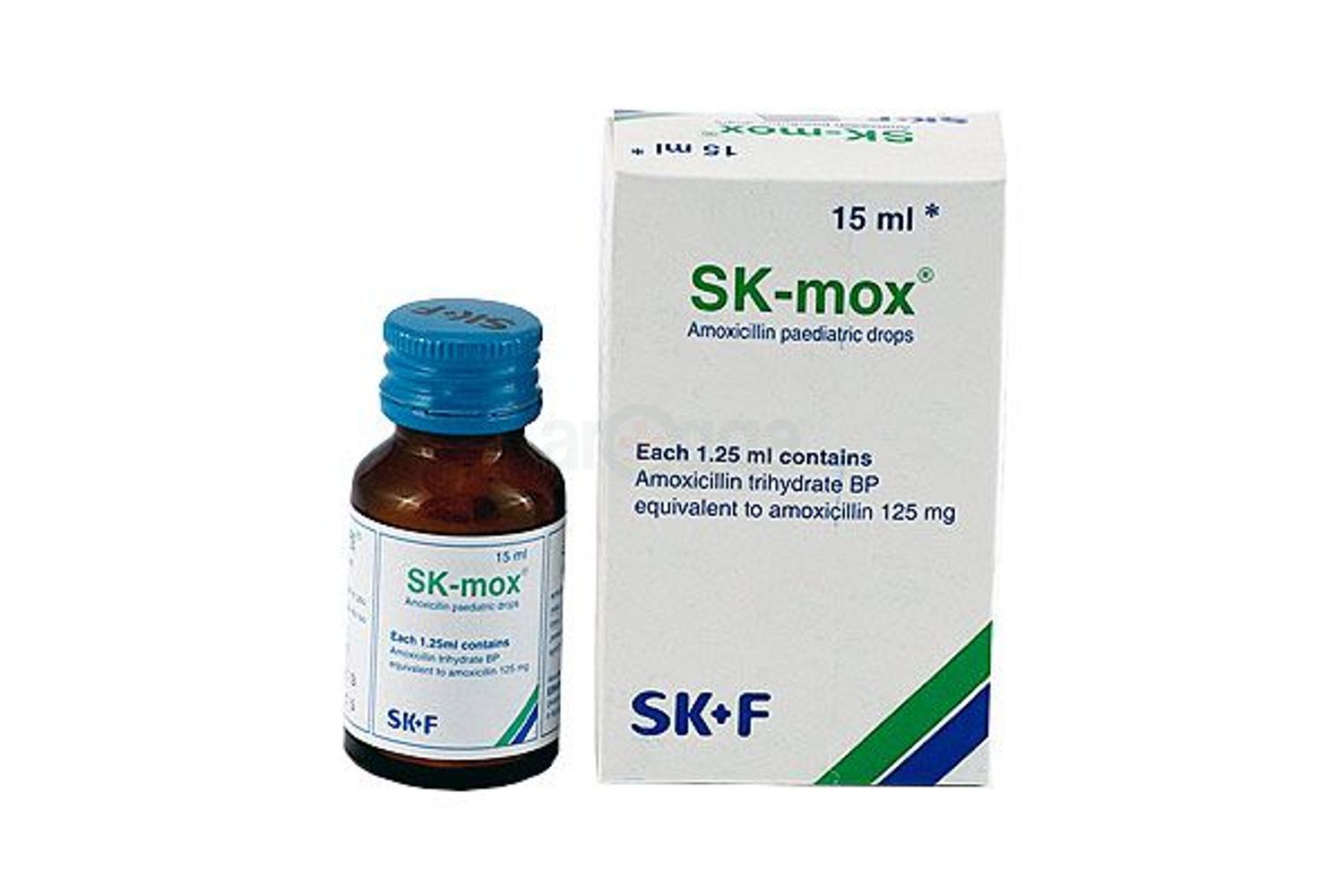Sk Mox Paediatric Drops 125mg/1.25ml Pediatric Drops - Arogga Online ...