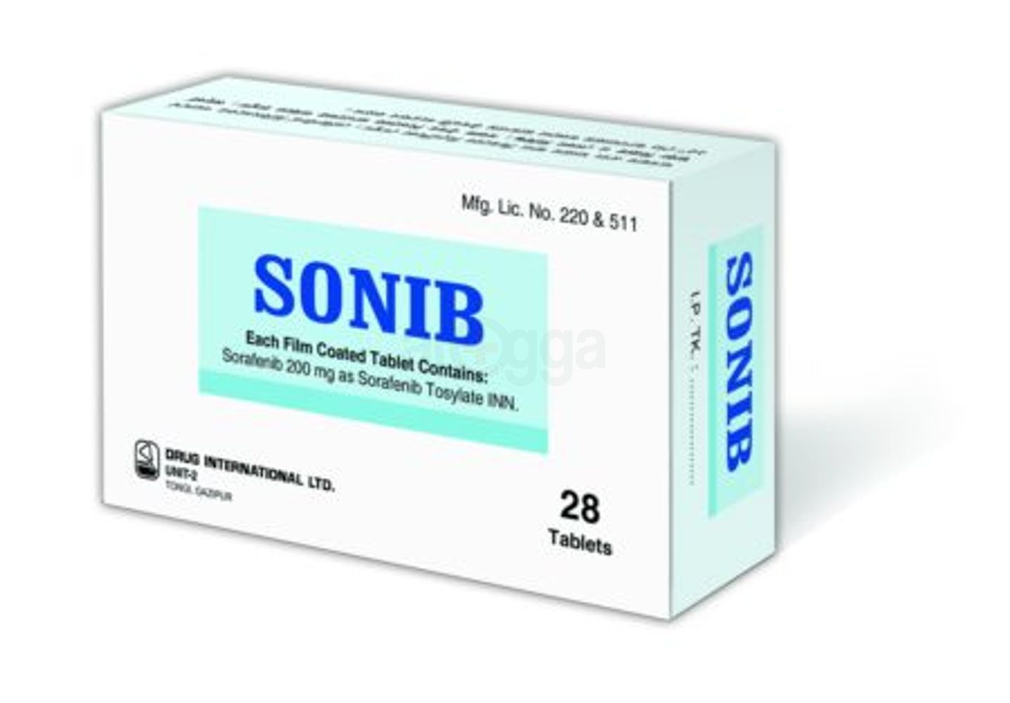 Sonib 200mg Tablet - Arogga Online Pharmacy