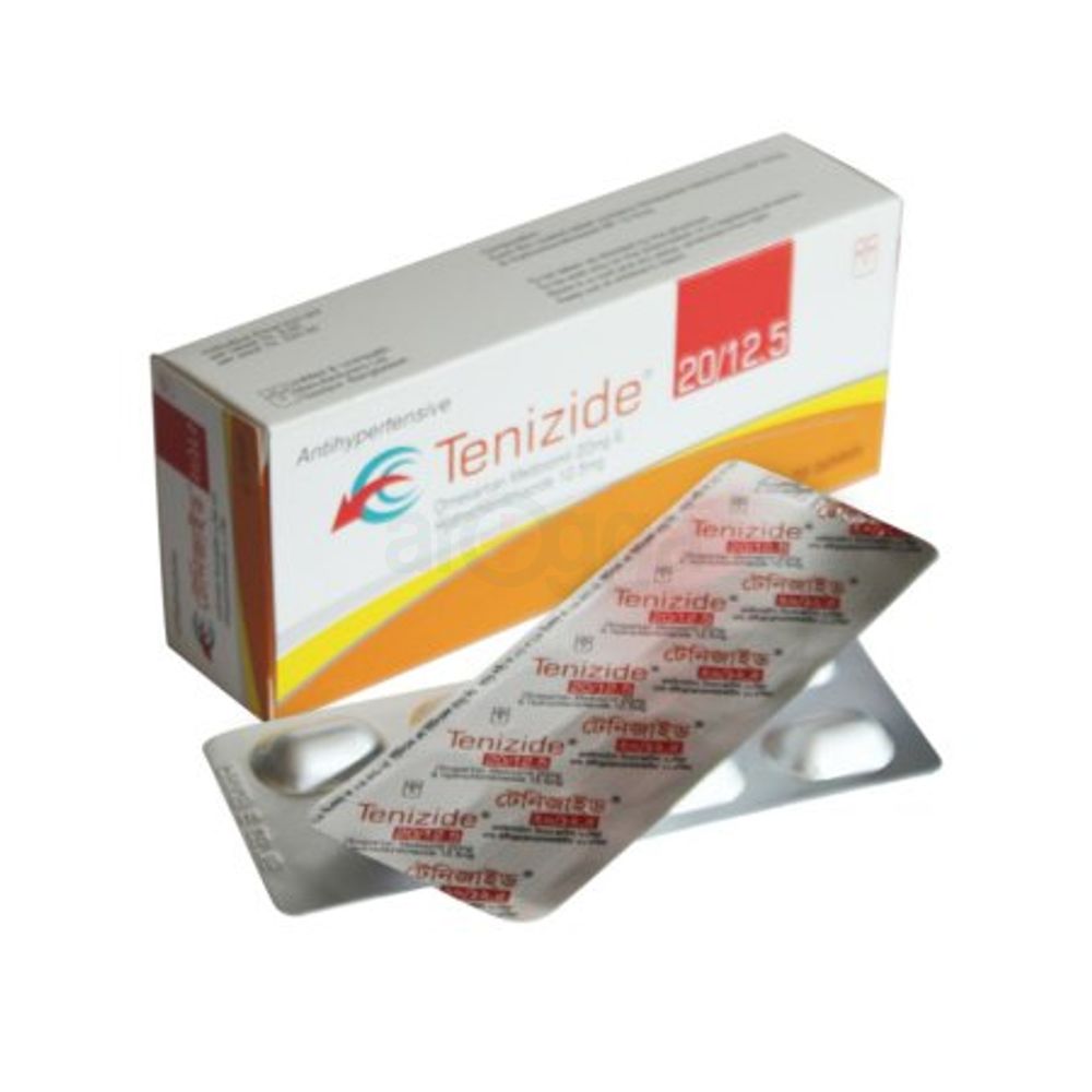 Tenizide 12.5mg+20mg Tablet - Arogga Online Pharmacy