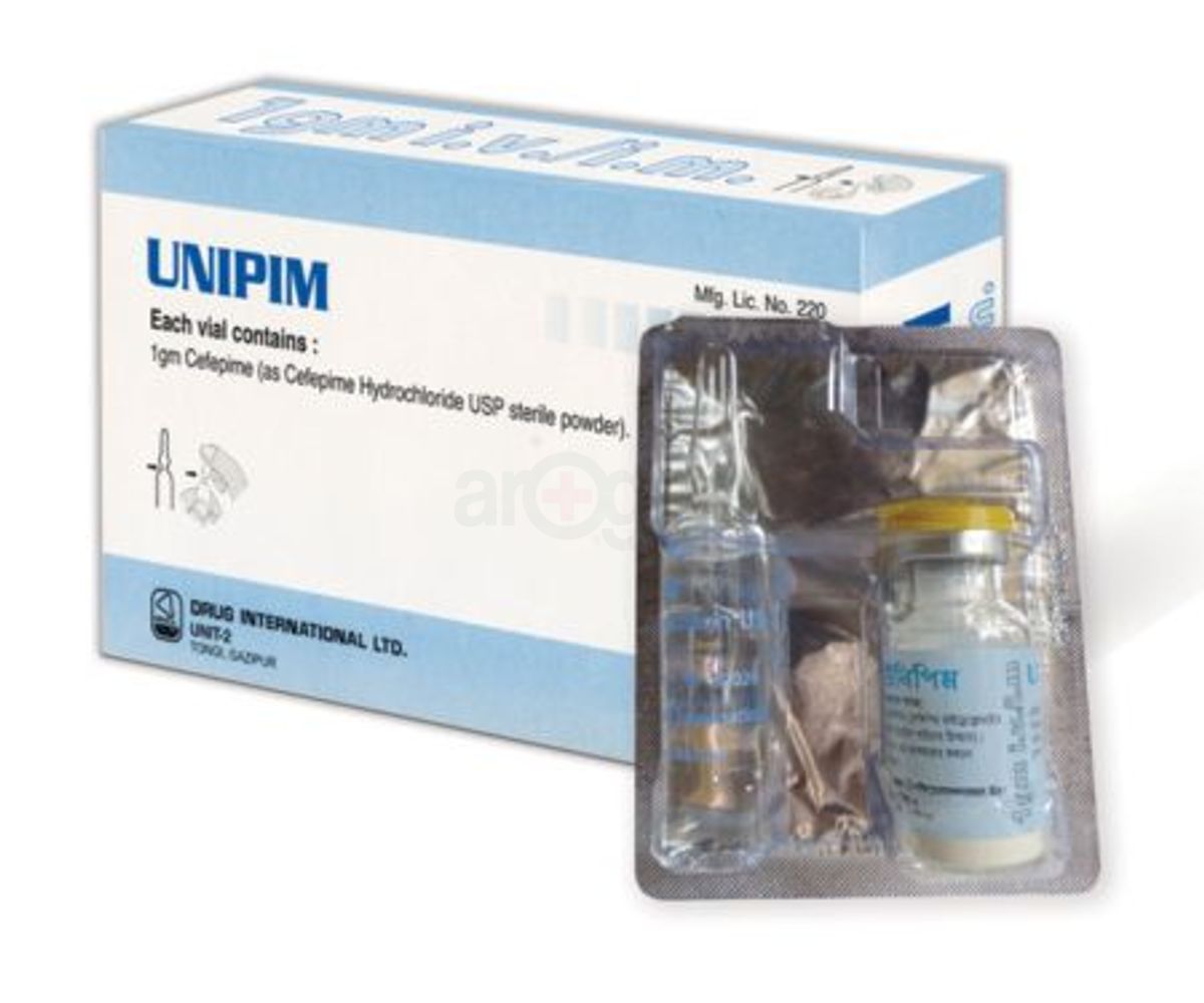 Unipim IV/IM 1gm/vial Injection - Arogga Online Pharmacy