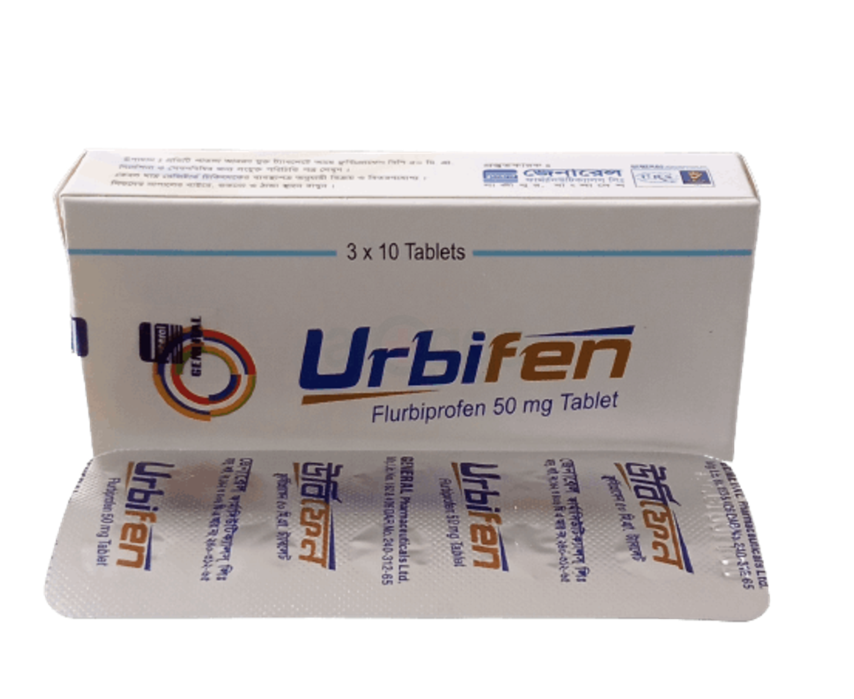 Urbifen 50mg Tablet - Arogga Online Pharmacy