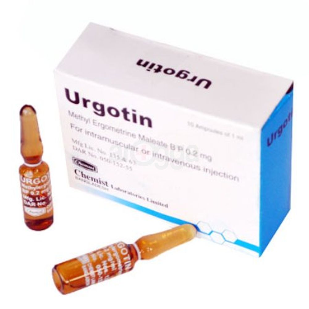Urgotin 200mcg/ml Injection - Arogga Online Pharmacy
