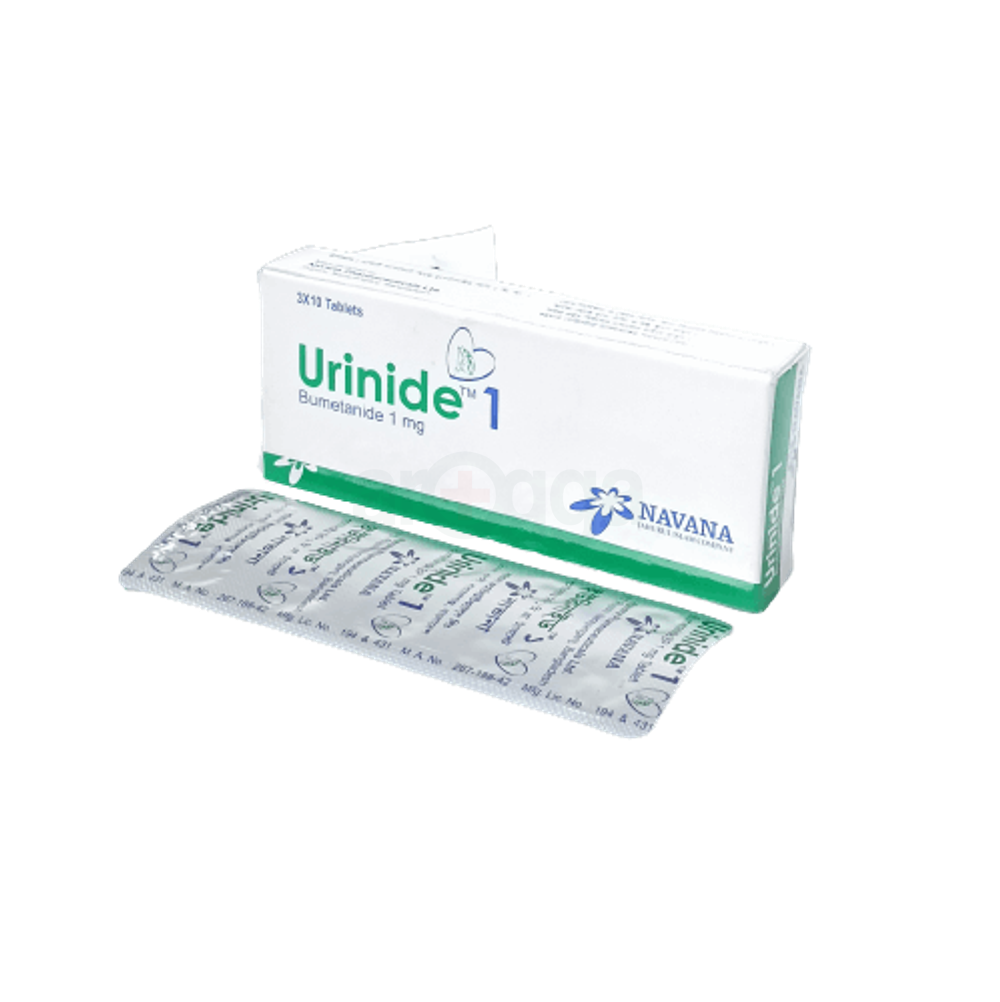 Urinide 1mg Tablet - Arogga Online Pharmacy