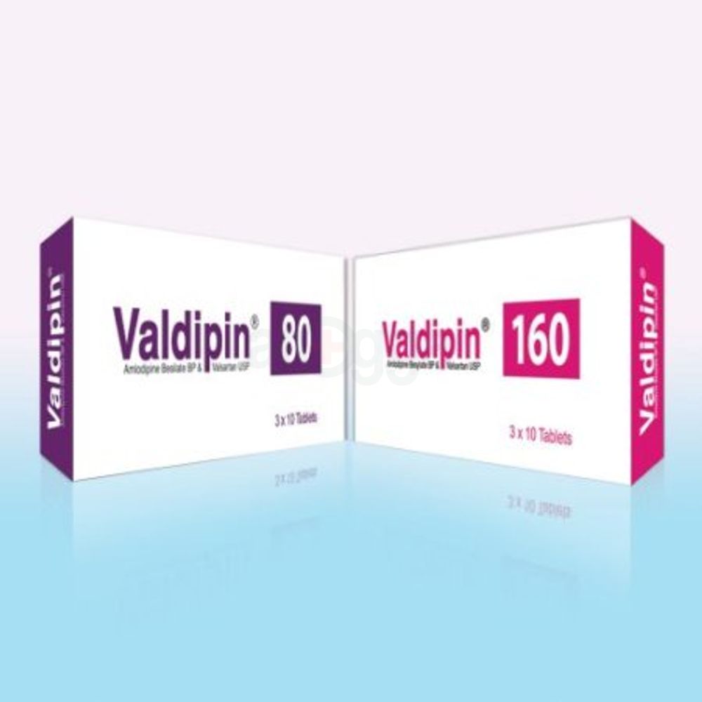 Valdipin 5mg+160mg Tablet - Arogga Online Pharmacy