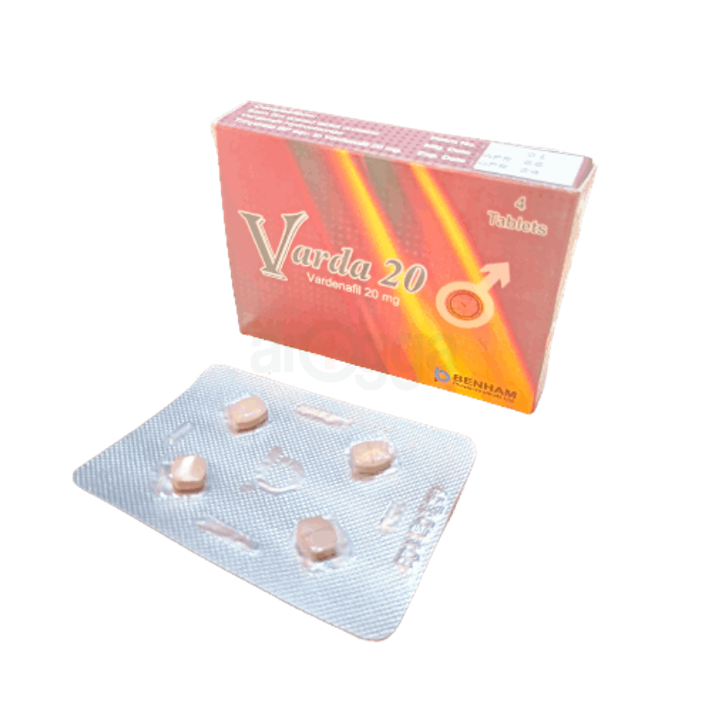 Varda 20mg Tablet - Arogga Online Pharmacy