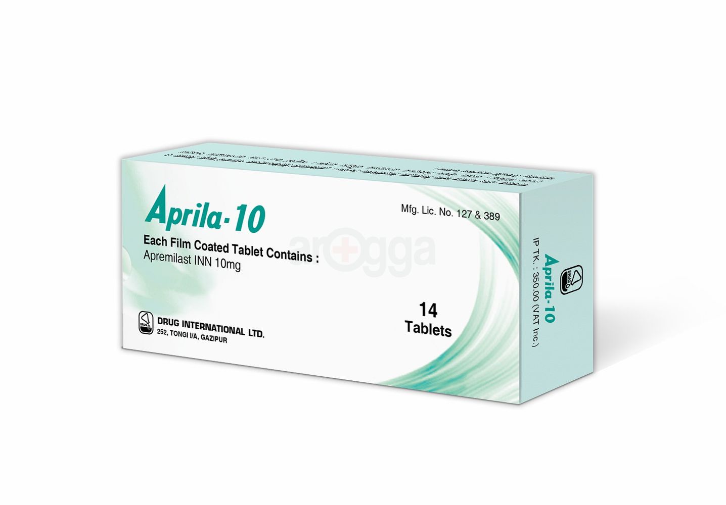Aprila 10mg Tablet - এপ্রিলা ১০ মি.গ্রা. ট্যাবলেট - Arogga Online Pharmacy