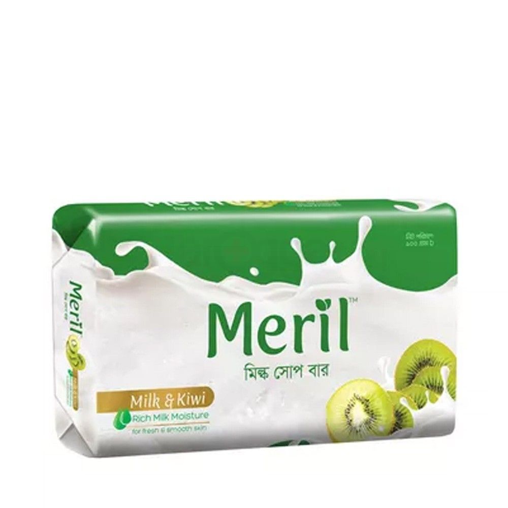 Meril Milk & Kiwi Soap 100gm - Arogga Beauty Store