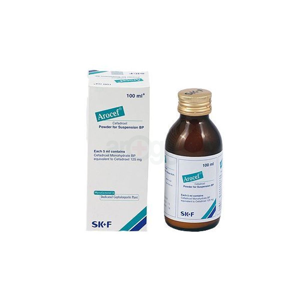 Arocef 125mg/5ml Powder for Suspension - Arogga Online Pharmacy