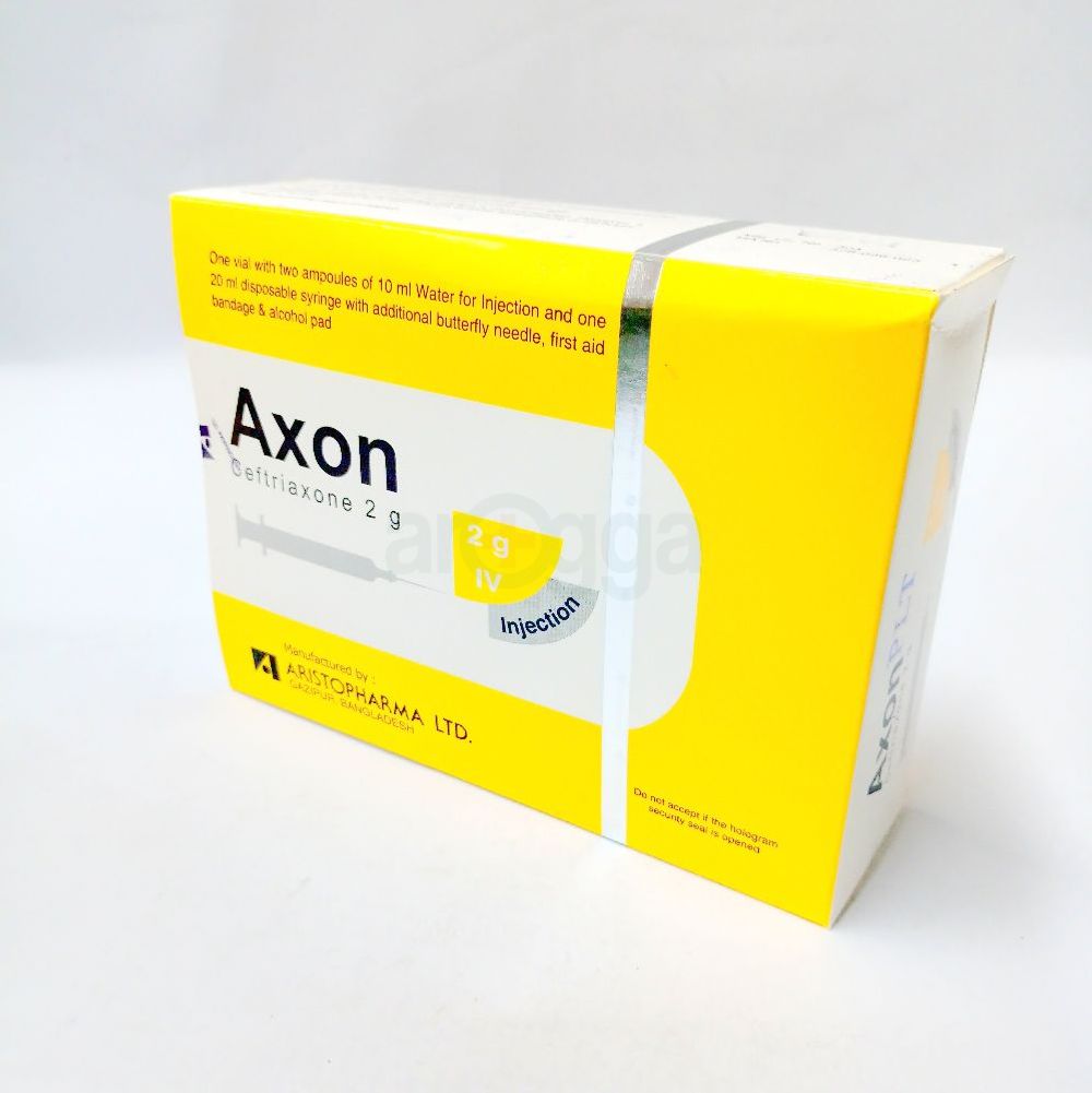 Axon 2gm IV 2gm/vial Injection - এক্সন ২ গ্রাম/ভায়াল ইনজেকশন - Arogga ...
