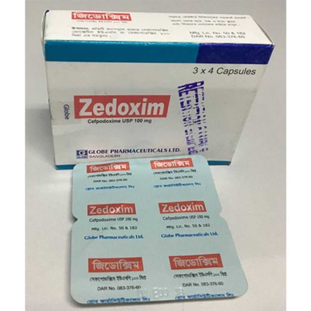Zedoxim 100mg Capsule - Arogga Online Pharmacy
