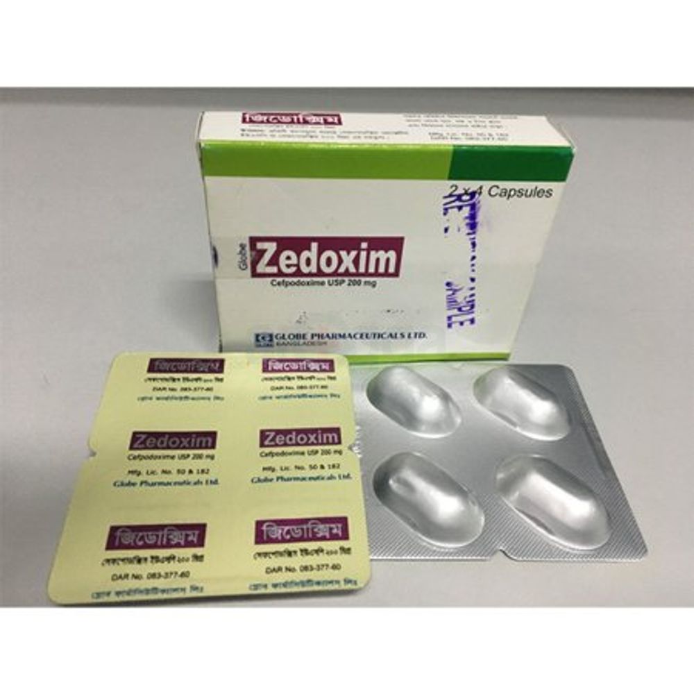 Zedoxim 200mg Capsule - Arogga Online Pharmacy