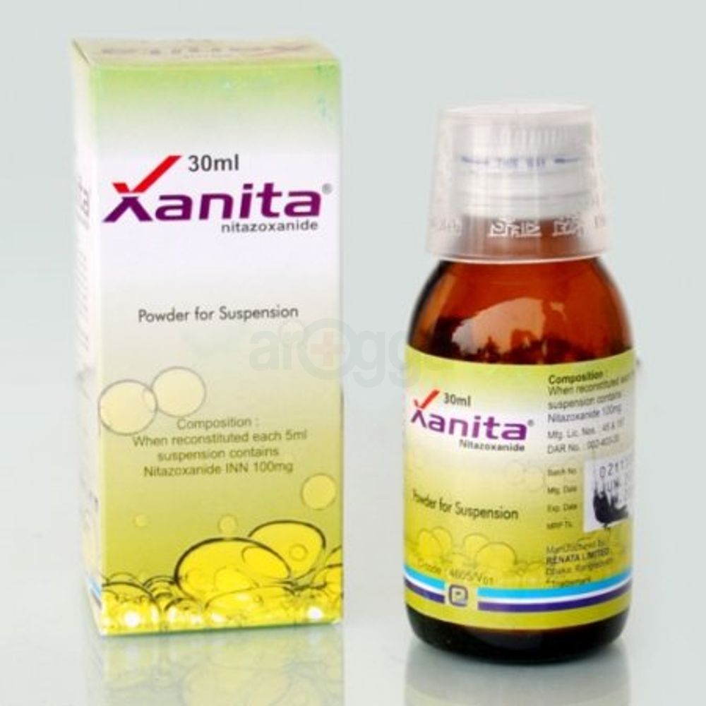 Xanita 100mg/5ml Powder for Suspension - Arogga Online Pharmacy