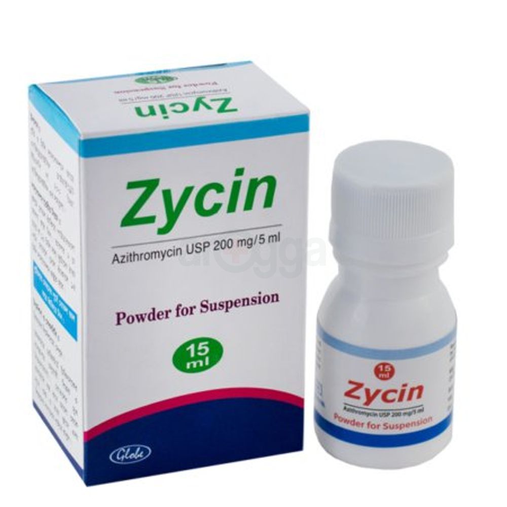 Zycin 200mg/5ml Powder for Suspension - Arogga Online Pharmacy