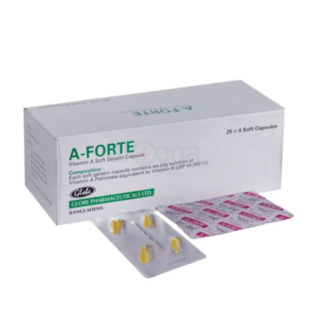 A FORTE 50000IU Capsule - Arogga Online Pharmacy
