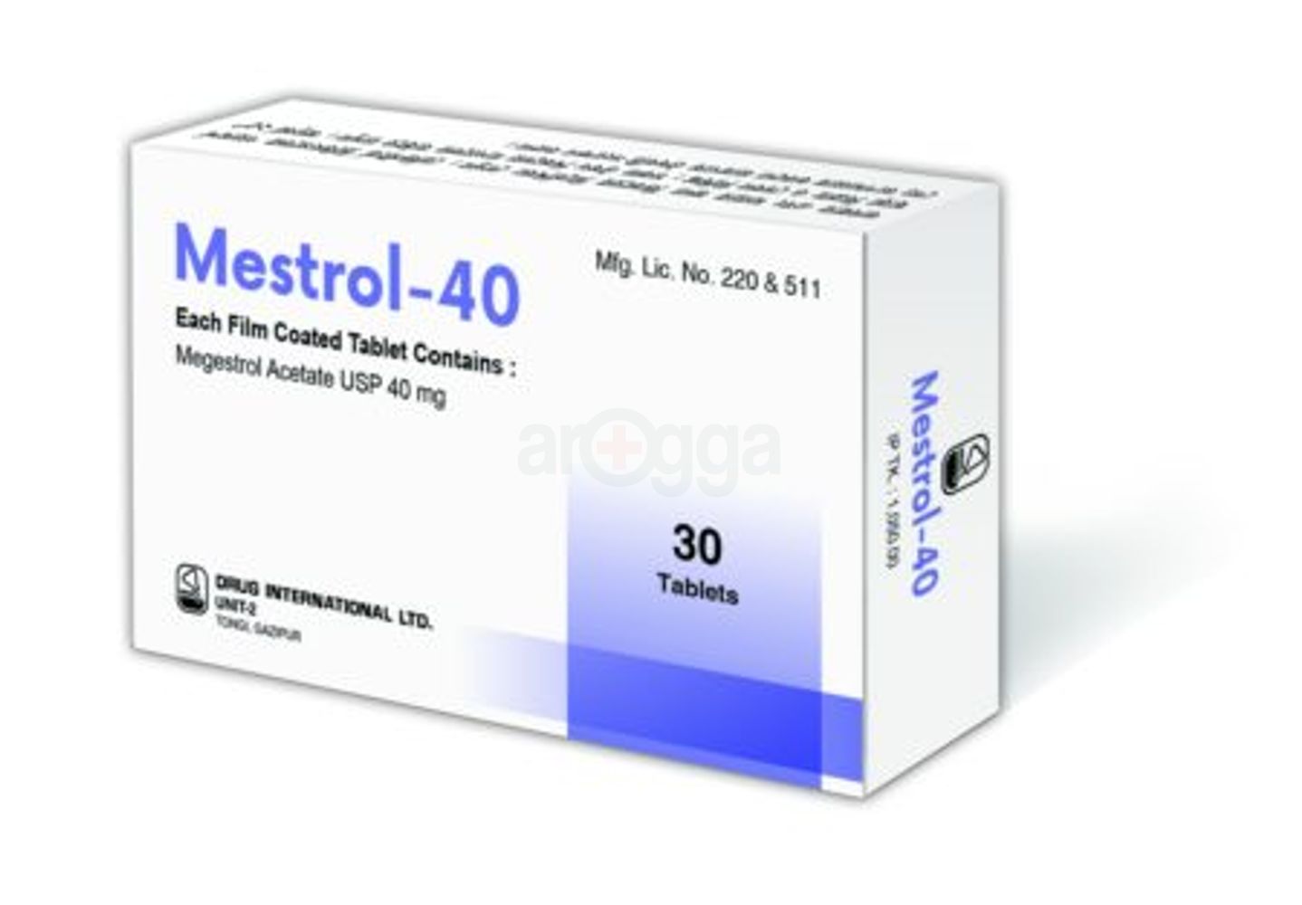 Mestrol-40mg Tablet - Arogga Online Pharmacy