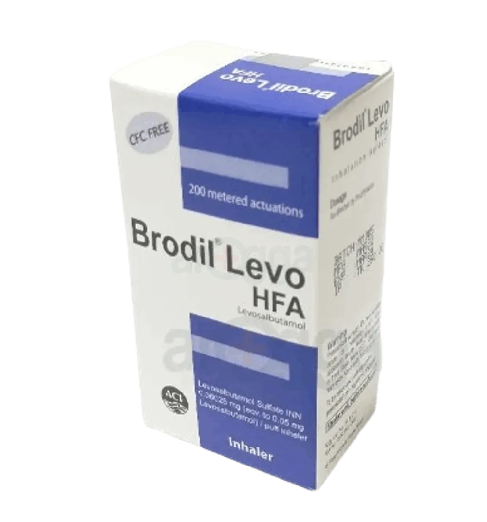 Brodil Levo HFA 50mcg/puff Inhaler - Arogga Online Pharmacy