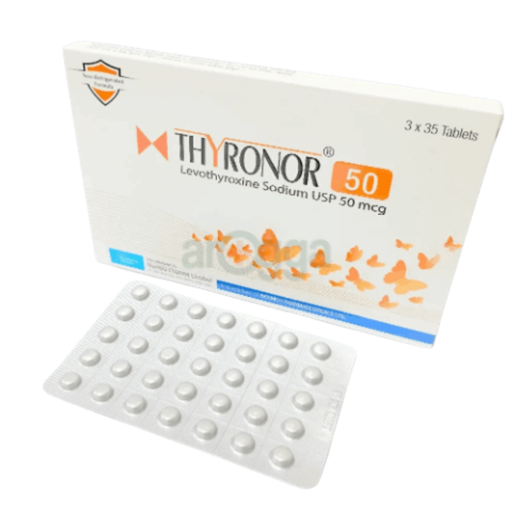 Thyronor 50 50mcg Tablet - Arogga Online Pharmacy