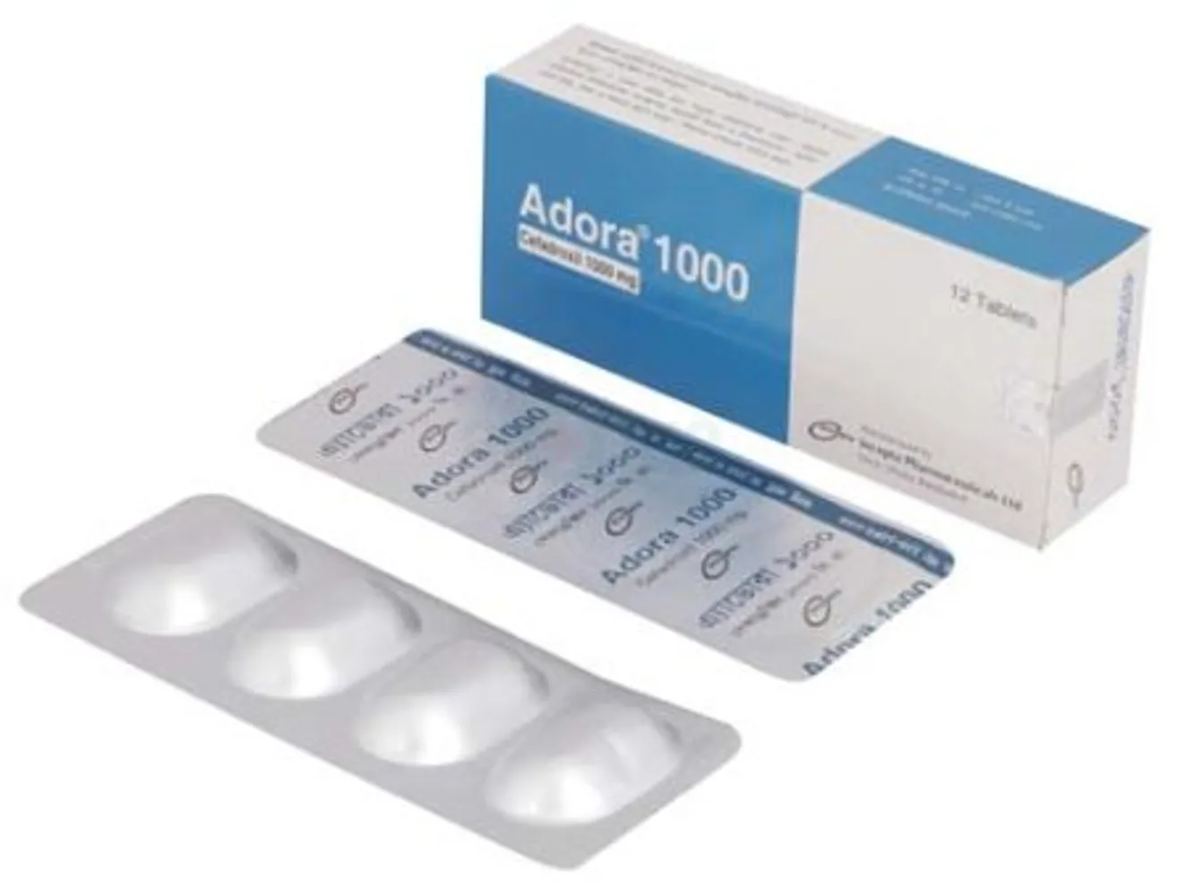 Adora 1000 1gm Tablet - Arogga Online Pharmacy